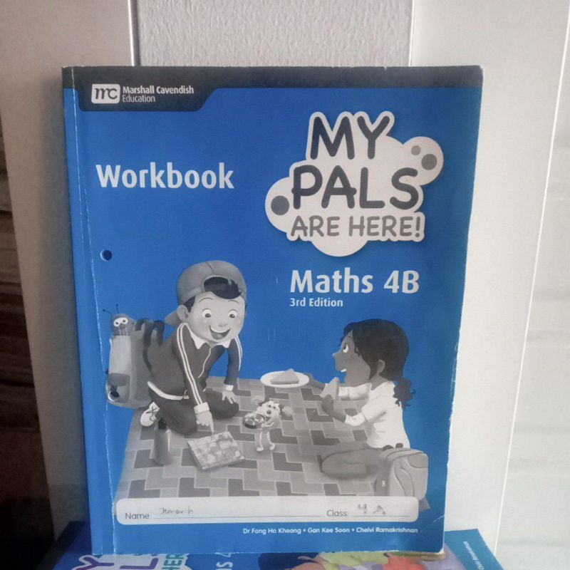 Jual buku my plas are here marths 4B workbook 3rd edition dr fong ho kheong marshall cavendish ...