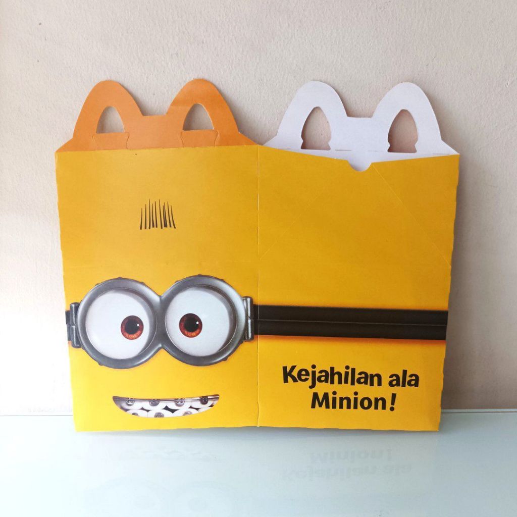 Jual Kotak Happy Meal Mcd Mcdonald Minion | Shopee Indonesia
