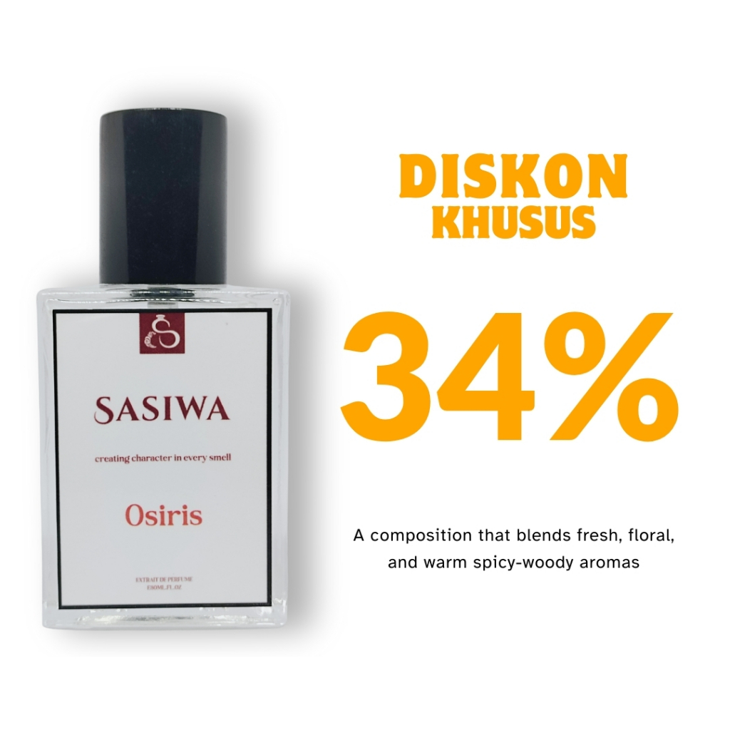 Jual SASIWA Osiris Extrait de Parfum - 30 ml | Shopee Indonesia