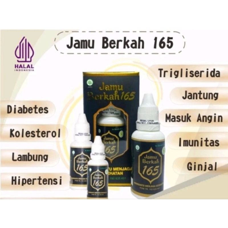 Jual Jamu Berkah 165 Original Obat Herbal Kesehatan Darah Tinggi Asam ...