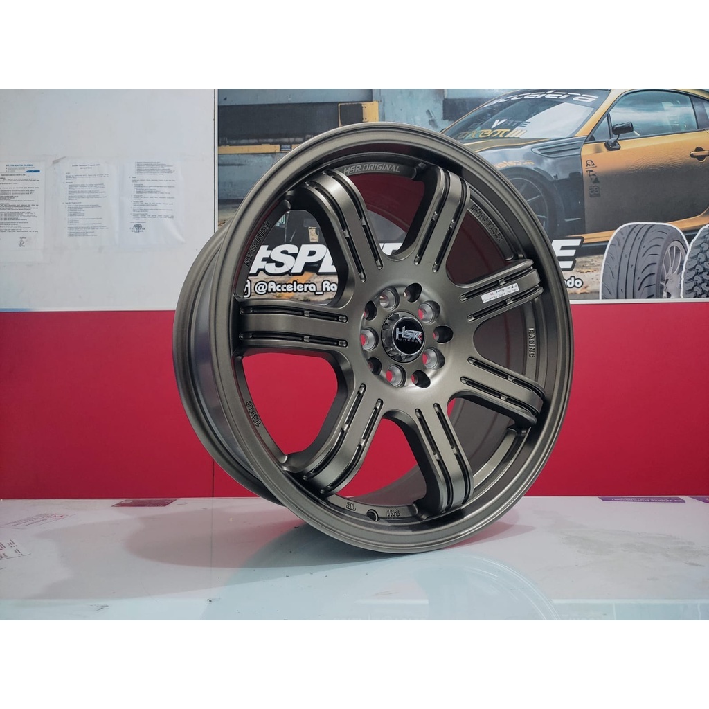 Jual Velg Mobil Racing R18 SIAK HSR PCD 5x100/114.3 Cocok Buat Rush ...