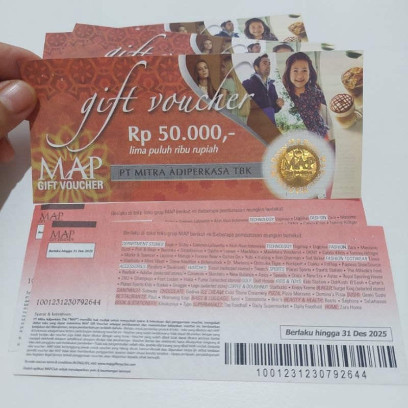 Jual Voucher MAP 50ribu, ready 10 lembar | Shopee Indonesia