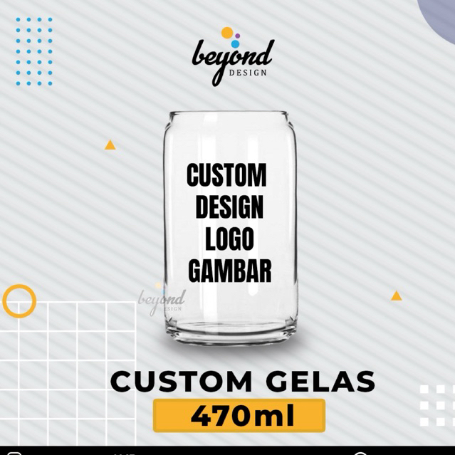 Jual Gelas Kaleng Beer Can Softdrink Glass Custom Suka-Suka Souvenir ...