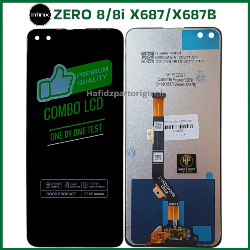 Jual Lcd Touchscreen Infinix Zero 8 / 8i X687 / X687B FULLSET | Shopee ...