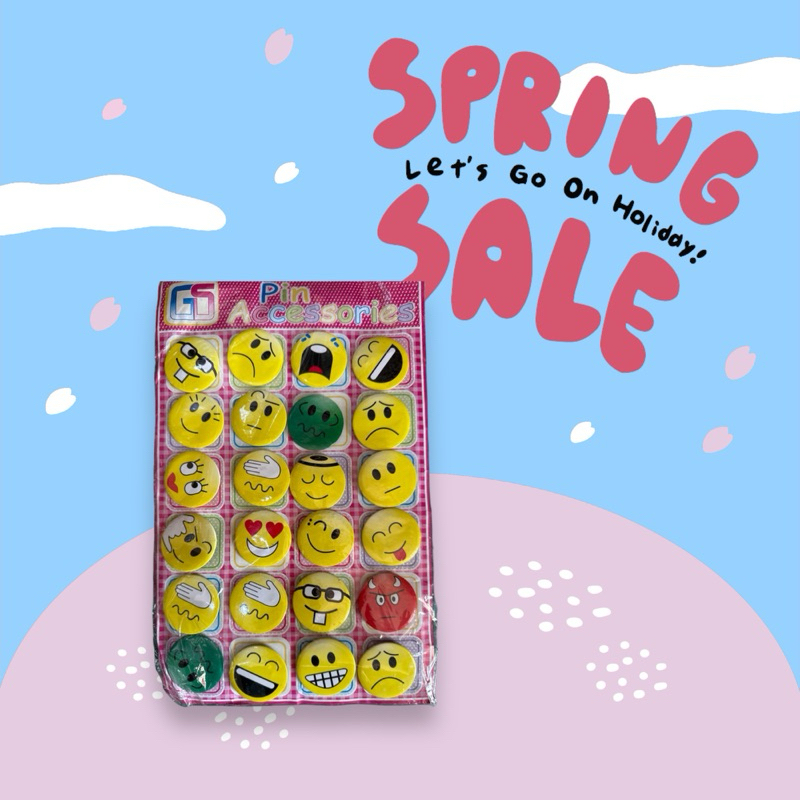 Jual Pin Emotion / Berkarakter Smile Emoticon | Shopee Indonesia