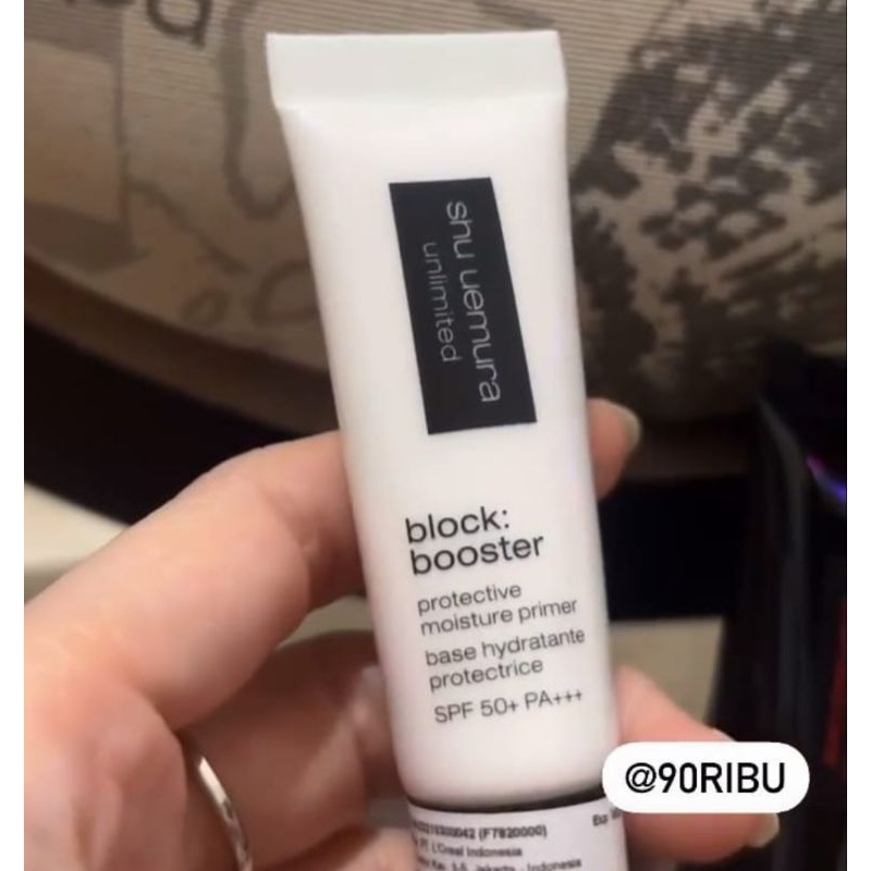 Jual Shu Uemura unlimited block:booster protective moisture primer 10ml ...