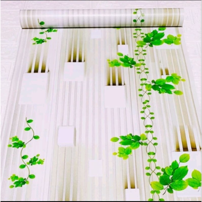 Jual Walpaper Sticker Dinding Daun Rambat 9m X 45cm | Shopee Indonesia