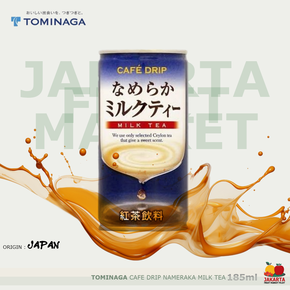 Jual TOMINAGA CAFE DRIP NAMERAKA MILK TEA Minuman jepang kaleng milktea ...