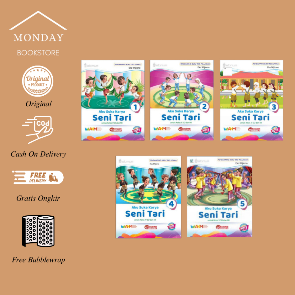Jual Platinum TS - SENI TARI Kelas 1,2,3,4,5 & 6 SD/MI Kurikulum Merdeka | Shopee Indonesia