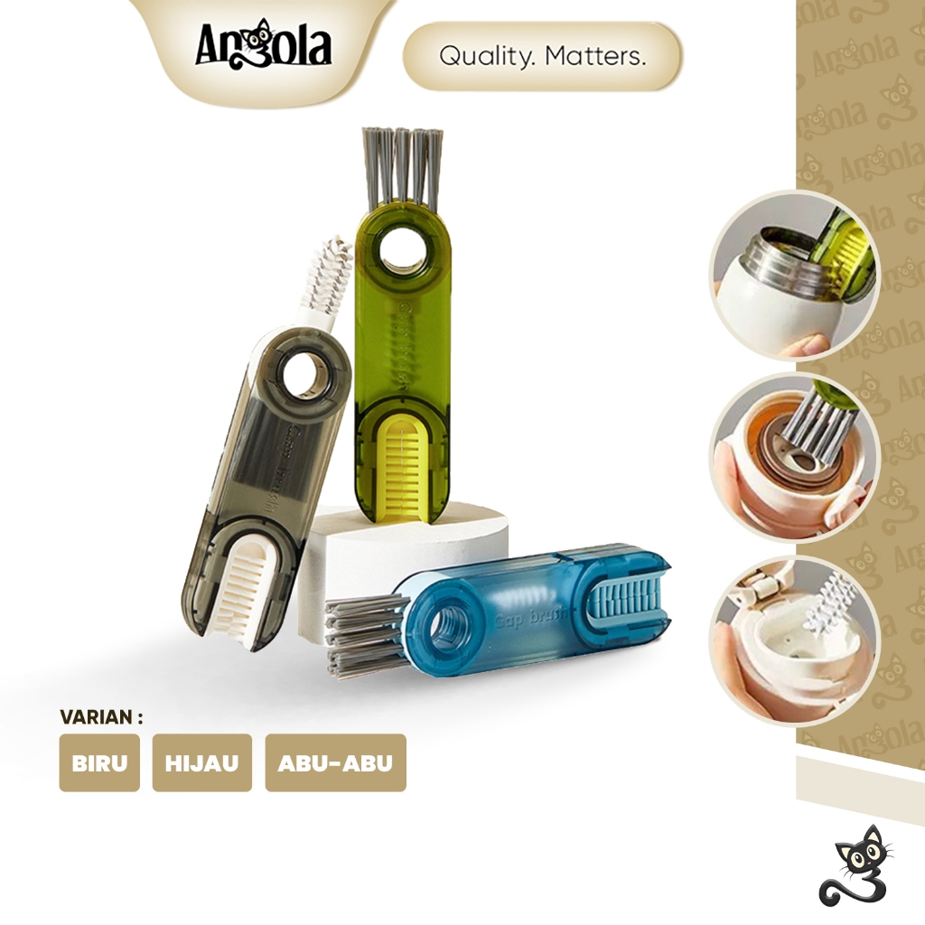 Jual ANGOLA Sikat Multifungsi Pembersih Botol 3 in 1 D95 Cleaning ...