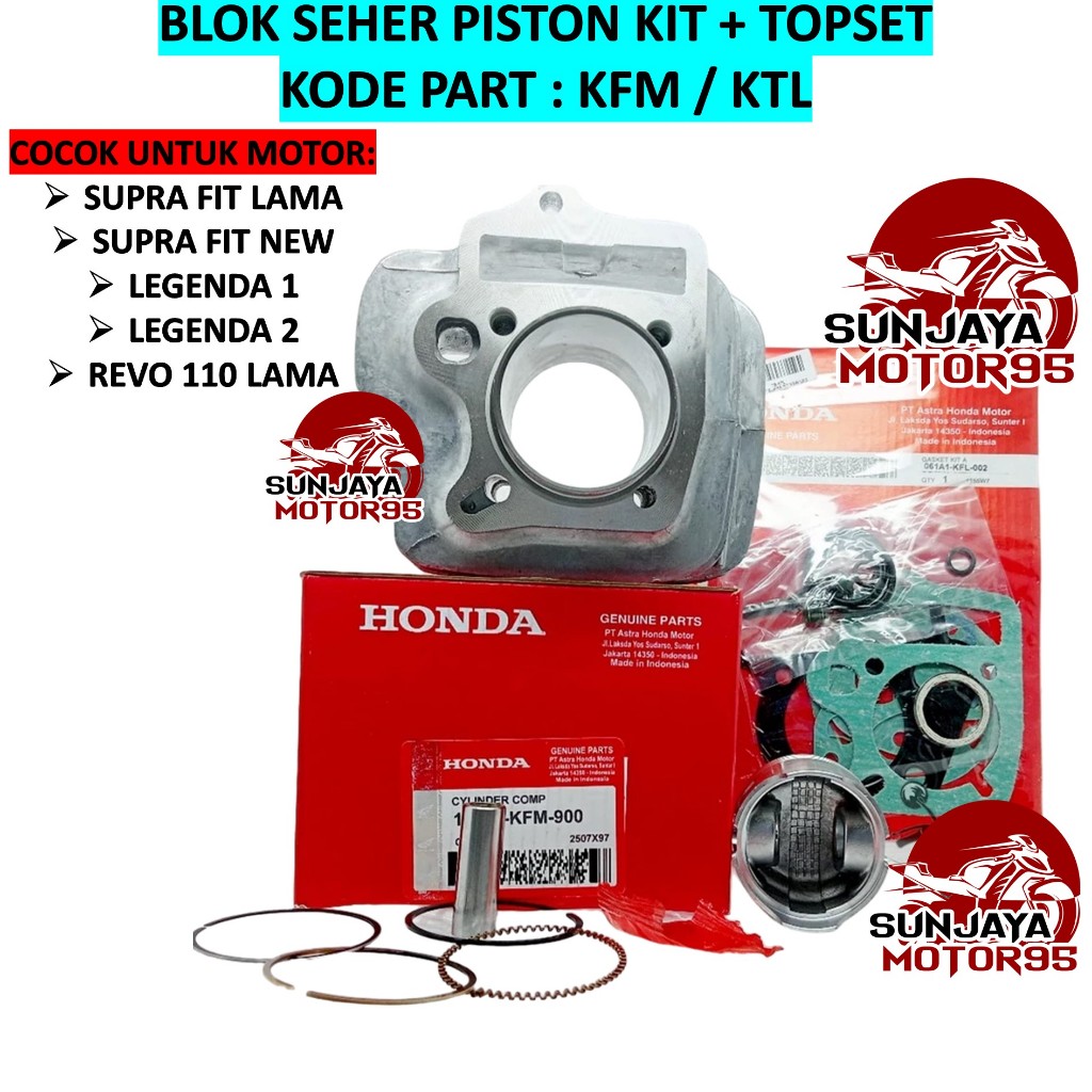Jual Blok Seher Kompit Honda Supra Fit New - Supra Fit Lama - Revo Lama - Legenda KFM / KTL ...