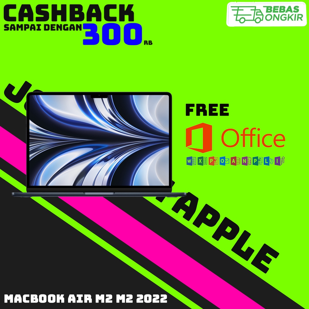 Jual Apple Macbook Air 2022 M2 Chip 13 Inch 256GB 512GB 1TB (CPO ...
