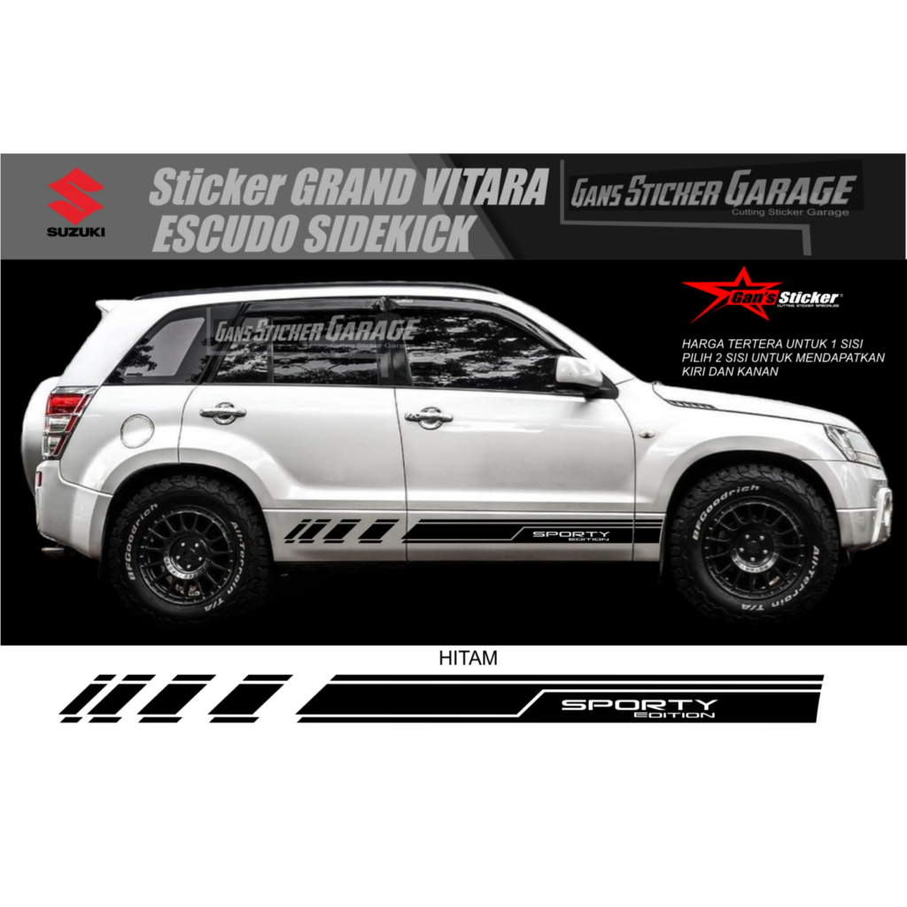Jual sticker suzuki vitara escudo sidekick sticker jeep | Shopee Indonesia