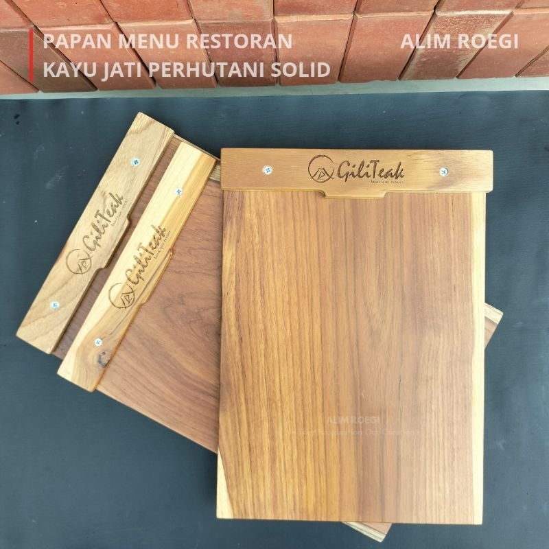 Jual Menu Board Kayu, Menu Board A4, Papan Menu Restoran, Papan Menu ...