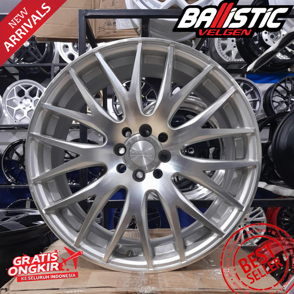 Jual Velg Mobil Civic Vti Estilo Model Racing HSR Nifty Ring 18 Lebar 8 Rata Baut 4x100-114,3 ...