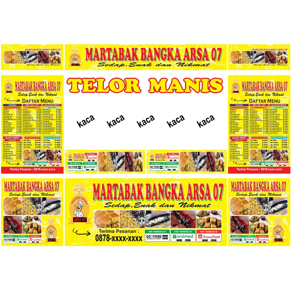 Jual Stiker Martabak/Stiker Gerobak Martabak | Shopee Indonesia