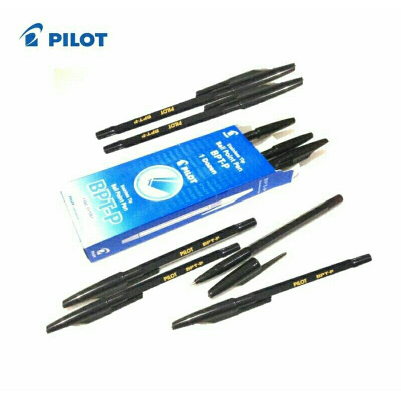 Jual Pulpen / Ballpoint / Pen / Bolpen Pilot BPTP Hitam Biru (Lusin ...