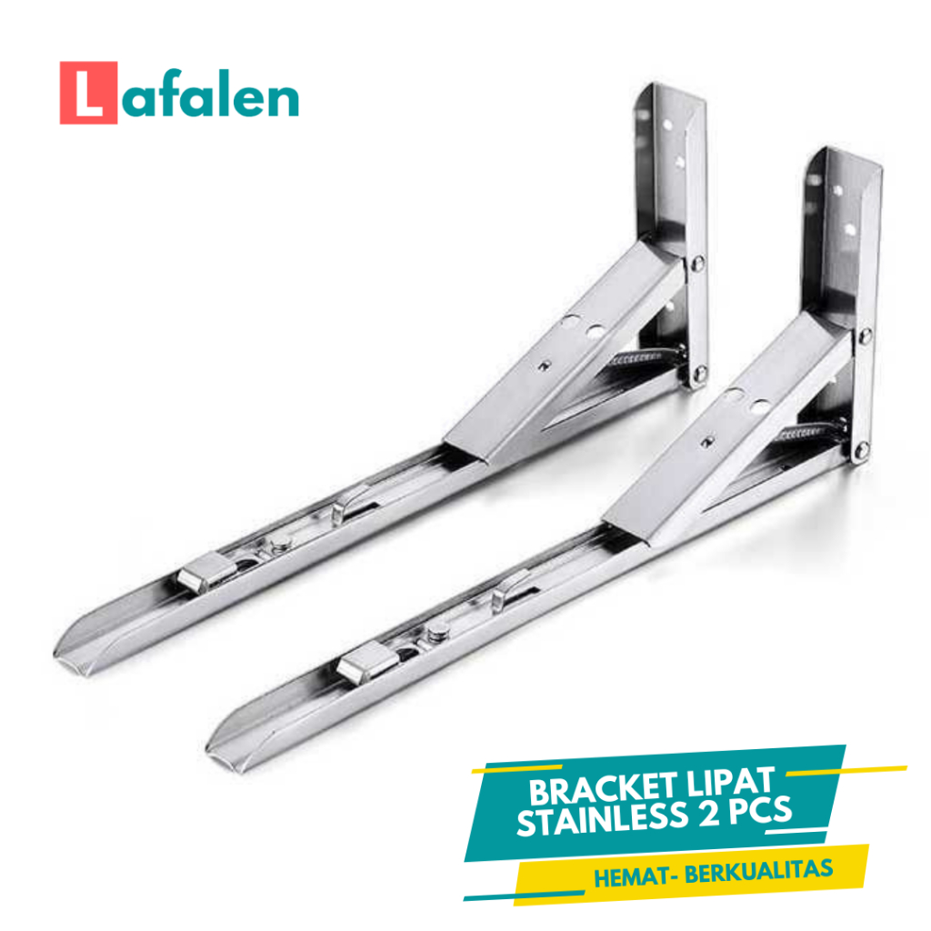 Jual Siku Lipat Meja Dinding Stainless 2 Pcs Bracket Meja Lipat Dinding ...
