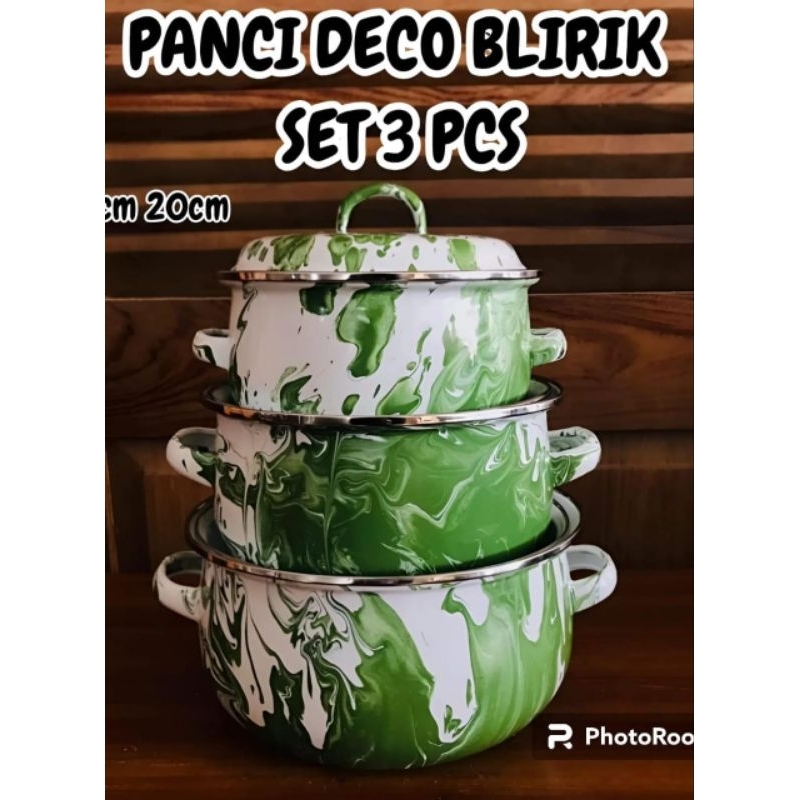 Jual PANCI SET 3pcs merek DECO BLIRIK/bunga ENAMEL | Shopee Indonesia