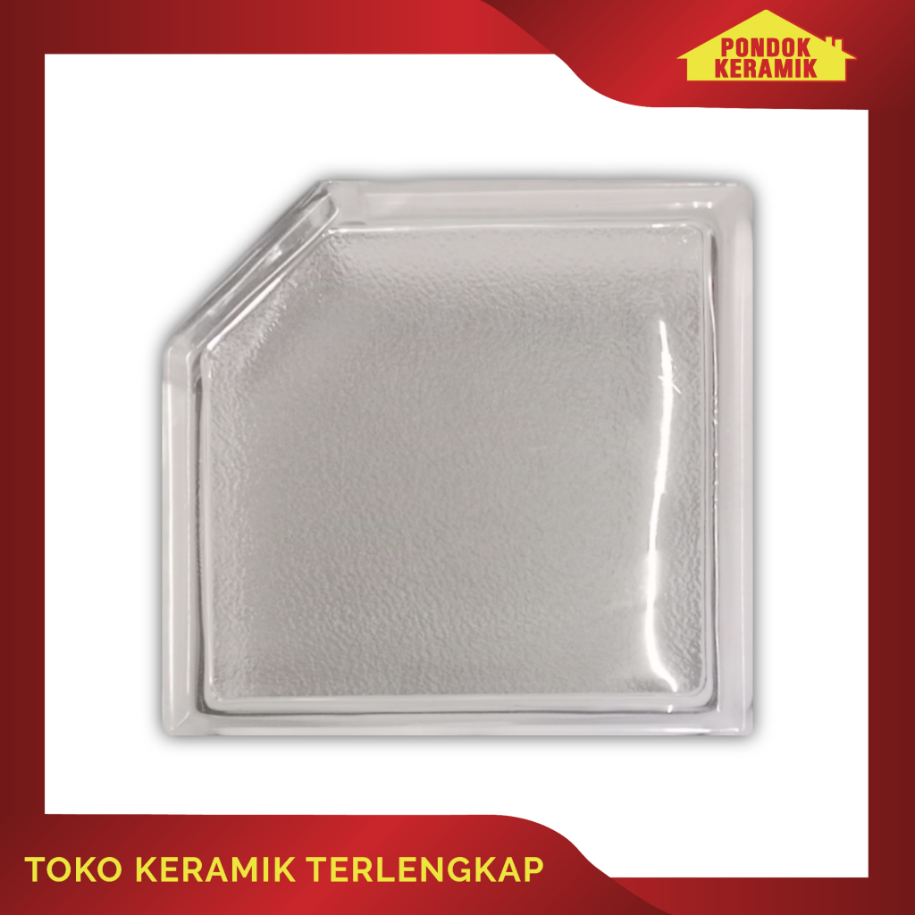 Jual Glass Block Roster Mulia Motif MM Wave 1 Dus Isi 4 Pcs | Shopee ...