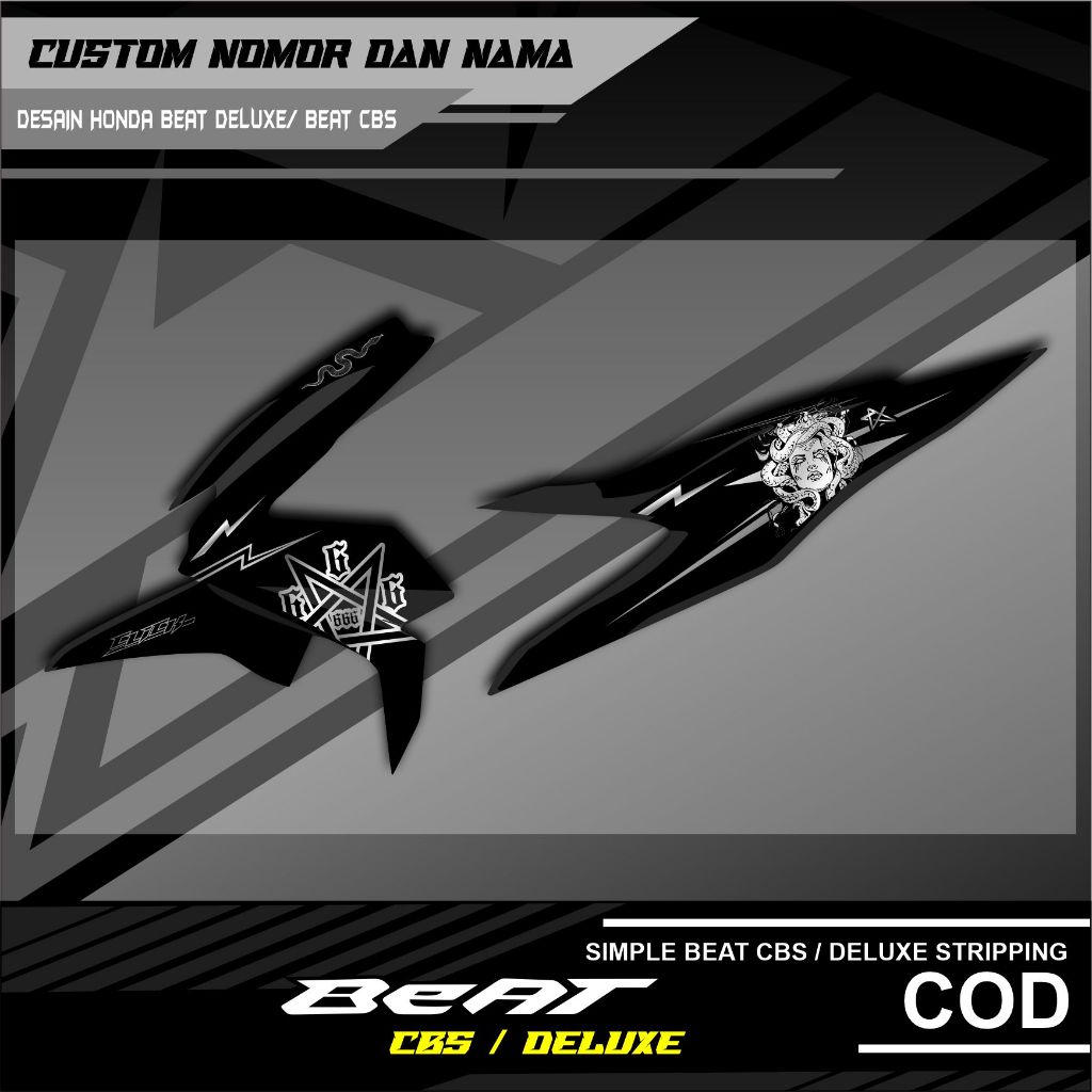 Jual STRIPPING SIMPEL HONDA BEAT DELUXE BEAT STREET MEDUSA SUDAH DI ...