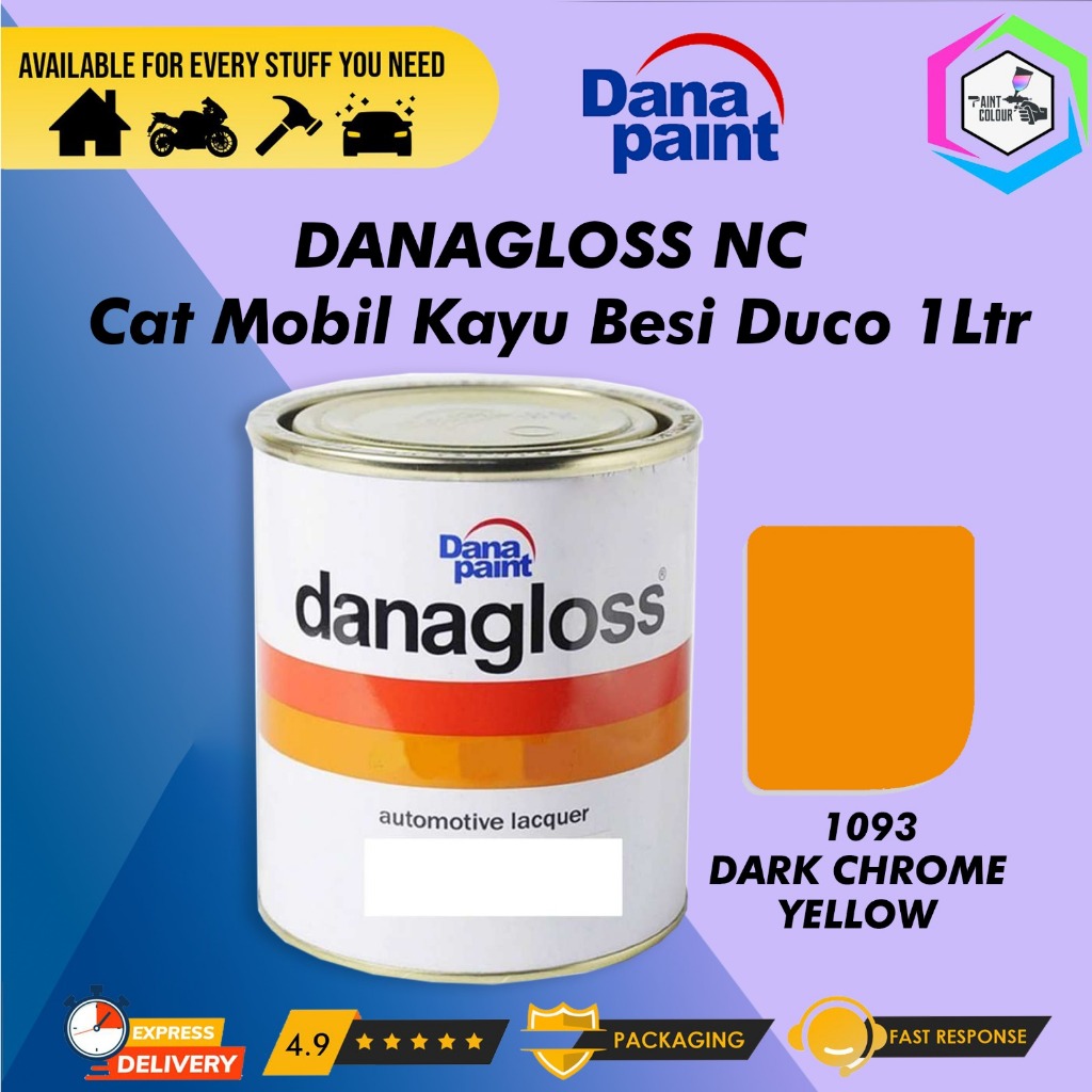 Jual DANAGLOSS 1093 Dark Chrome Yellow - Cat Mobil Kayu Besi Duco ...