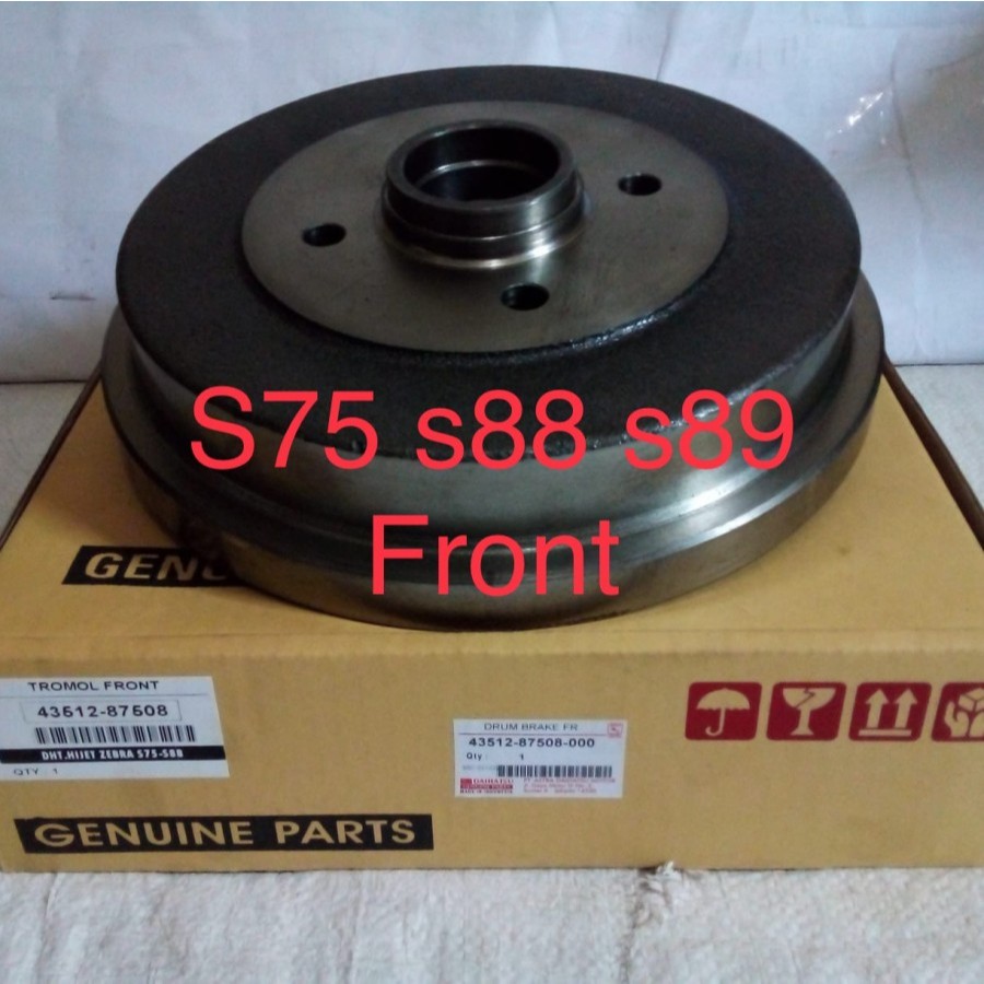 Jual Tromol rem depan Brake drum front Hijet S75 S88 S89 zebra | Shopee Indonesia