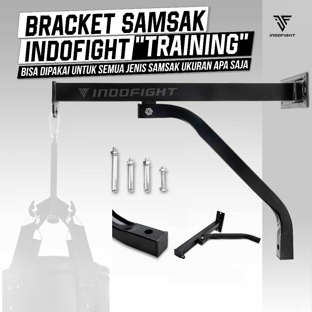 Jual Gantungan Samsak Tinju Indofight Bracket Tiang Besi Sansak Braket ...