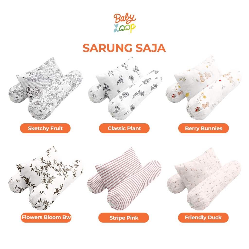 Jual Sarung Bantal Guling - Cover Pillow Bolster Set Japanese Cotton ...