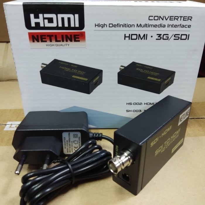 Jual Converter SDI to HDMI + Adaptor Netline | Shopee Indonesia
