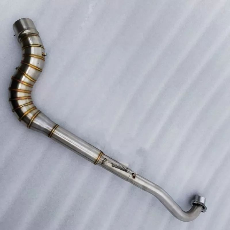 Jual open pipe big Elbow 51mm stainless for Xrm 125 wave 125 RS 125 ...