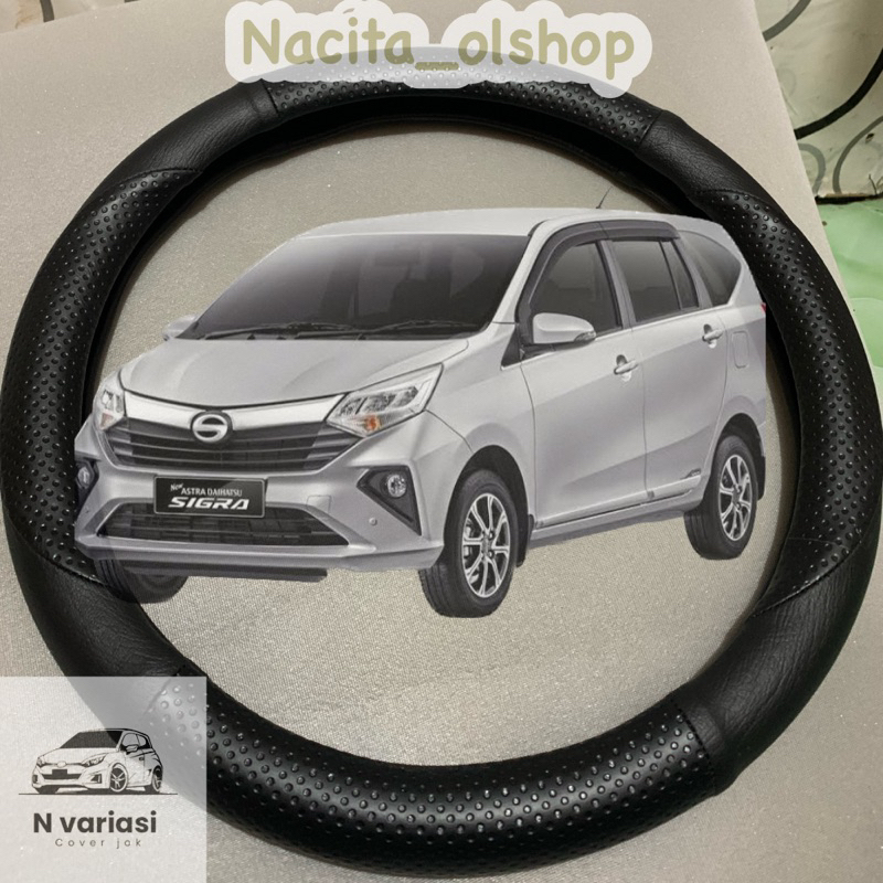 Jual cover stir bungkus stir sigra calya avanza brio dll full black ...