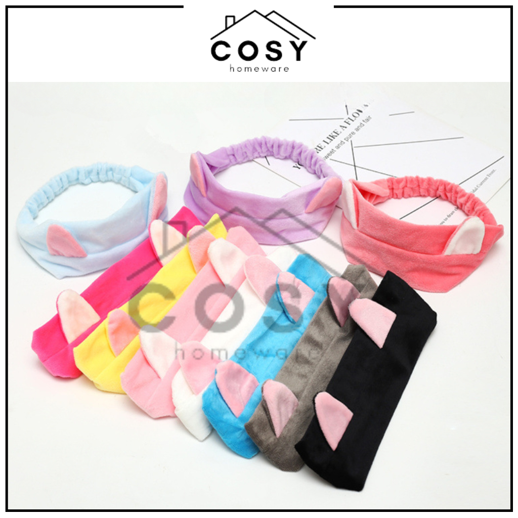 Jual COSY Bando Telinga Kucing Kuping Headband Bando Rambut Wanita ...