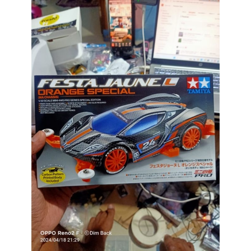 Jual Tamiya 95658 Festa Jaune L Orange Spesial ( MA Chassis ) | Shopee ...