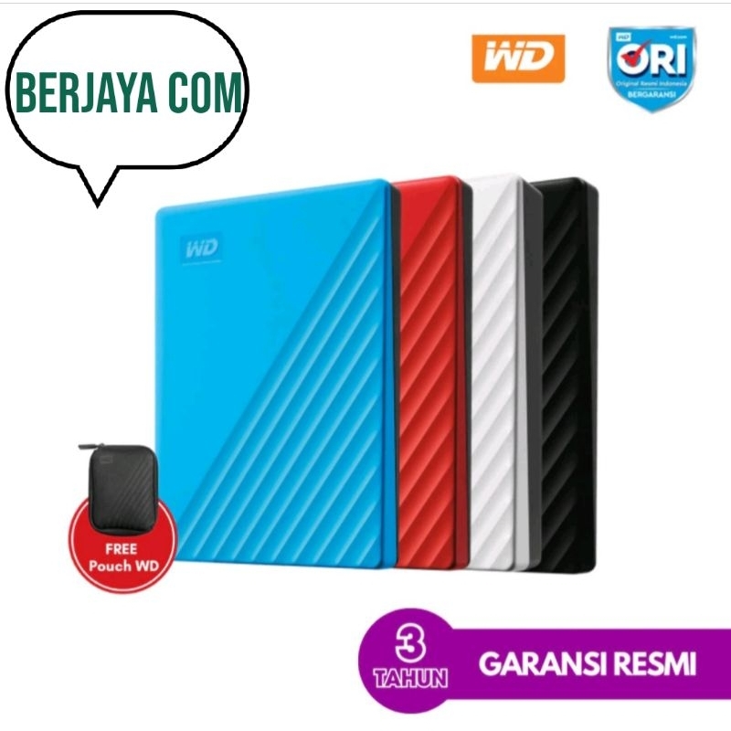 Jual WD My Passport Ultra 1TB 2TB 4TB 5TB - HD HDD Hardisk Eksternal External 2.5" ORI | Shopee ...