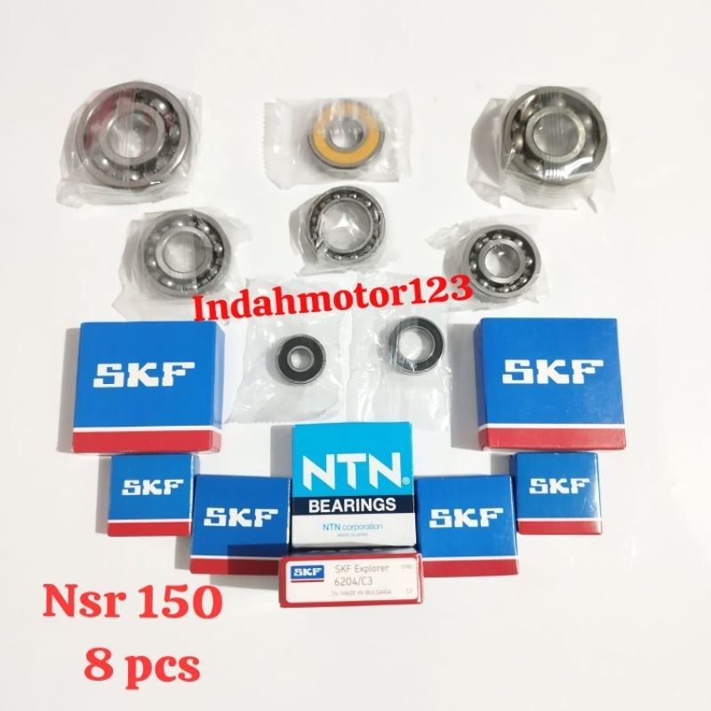 Jual bearing lahar kruk as rasio water pump Honda NSR 150 original skf ...