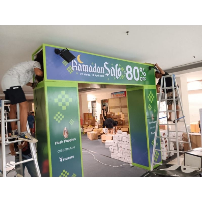 Jual backdrop event promosi pameran bazar full color printing custom ...