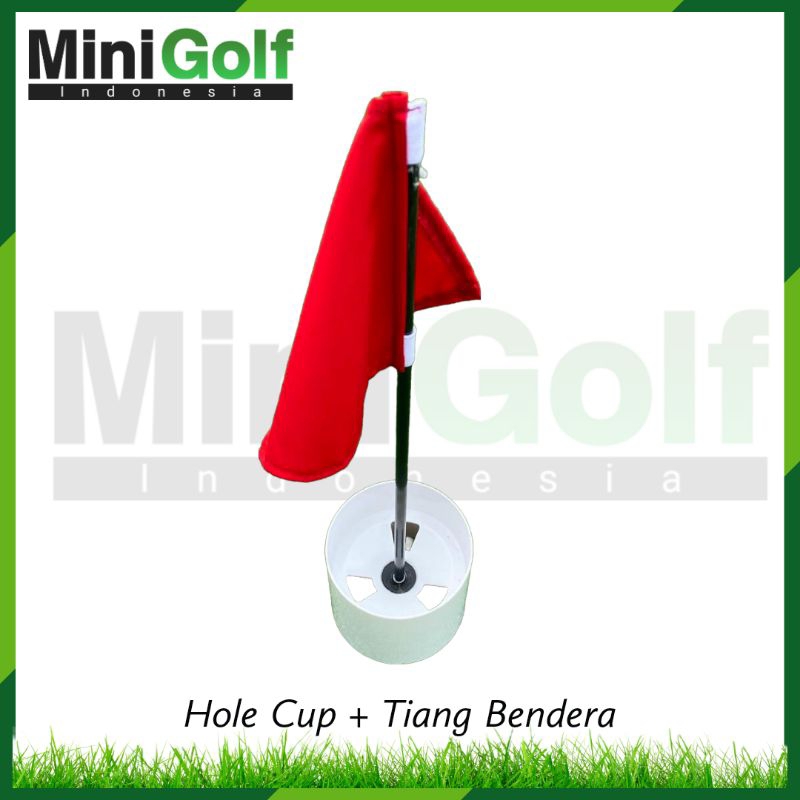 Jual 1 Paket Hole Cup Golf + Bendera + Tiang | Shopee Indonesia