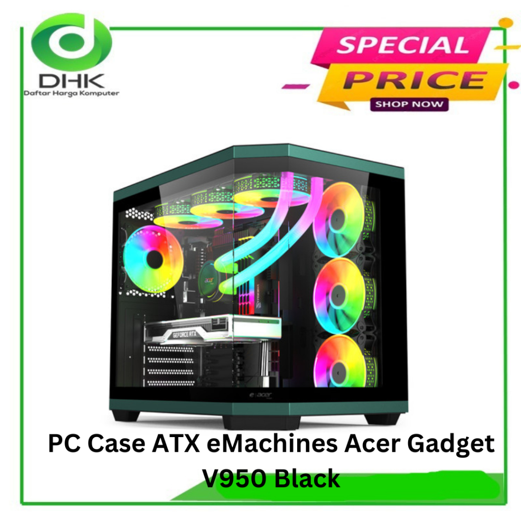 Jual PC Case ATX eMachines Acer Gadget V950 Black | Shopee Indonesia