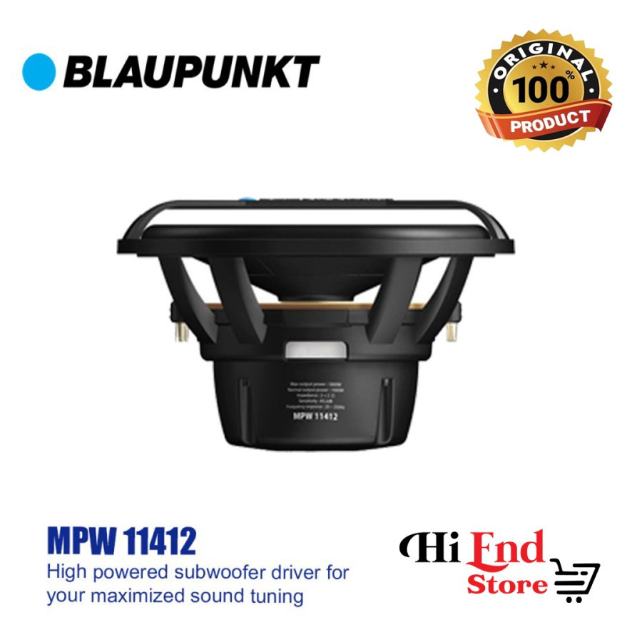Jual Blaupunkt Subwoofer MPW 11412 High-powered oval 14 Inch | Shopee Indonesia