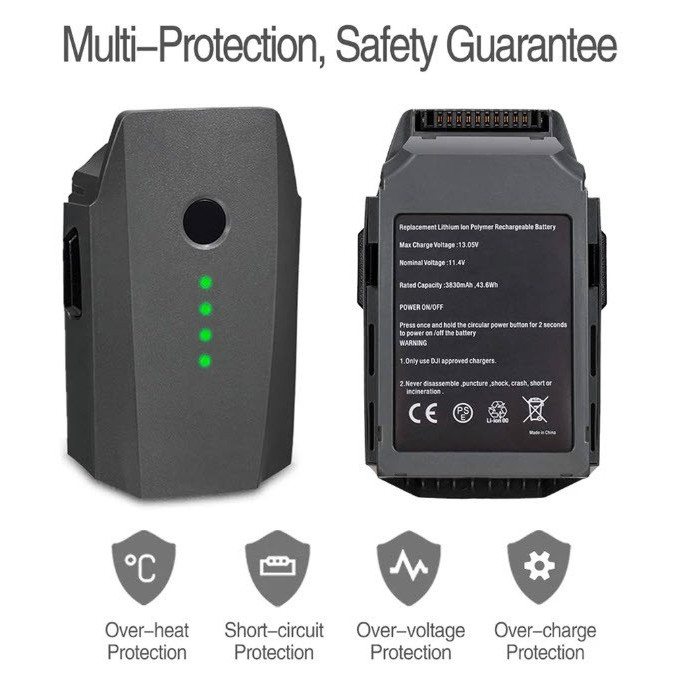 Jual NEW BATERAI DJI MAVIC PRO DRONE DJI MAVIC PRO BATTERY MAVIC PRO ...