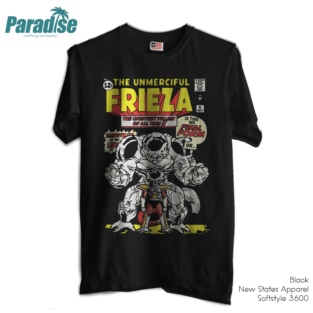 Jual PARADISE Baju Kaos Anime - Dragonball Frieza Comic | Shopee Indonesia