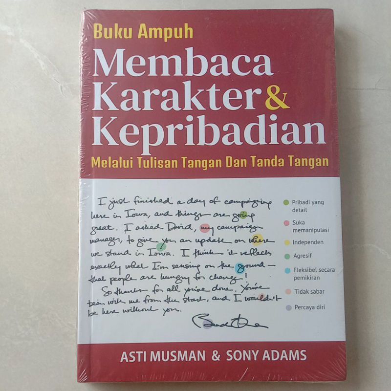 Jual Buku Ampuh Membaca Karakter & Kepribadian Melalui Tulisan Tangan dan Tanda Tangan ...