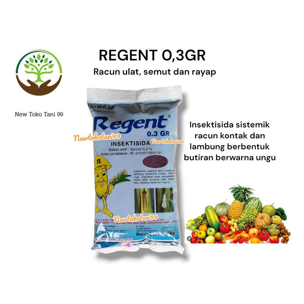Jual insektisida Regent 0.3GR 1kg regent tabur regen granul racun semut ...