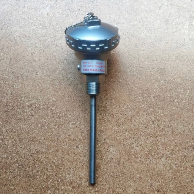 Jual RTD PT100 Temperature Sensor Panjang 8*100mm Range -200-420C ...