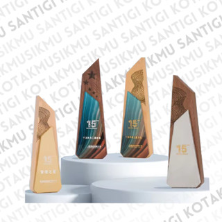 Jual Trophy Kayu Custom (Tipe-2) | Piala Kayu Custom | Plakat Kayu ...