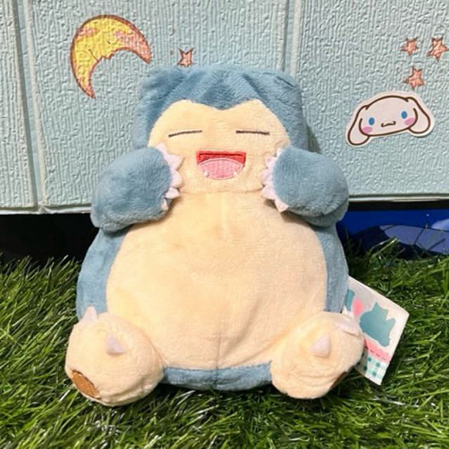 Jual Boneka Plush Pokemon Snorlax Happy Smile I Love Snorlax Original ...