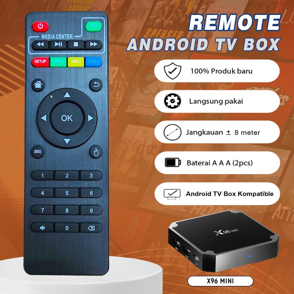 Jual remote android box x96 mini langsung on remote x96 mini langsung ...