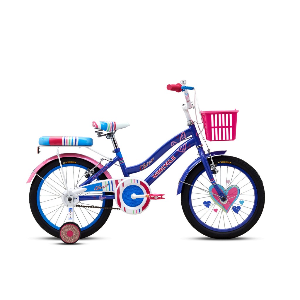 Jual Sepeda Wimcycle Clara 18" Sepeda Anak Keranjang Perempuan Pink ...