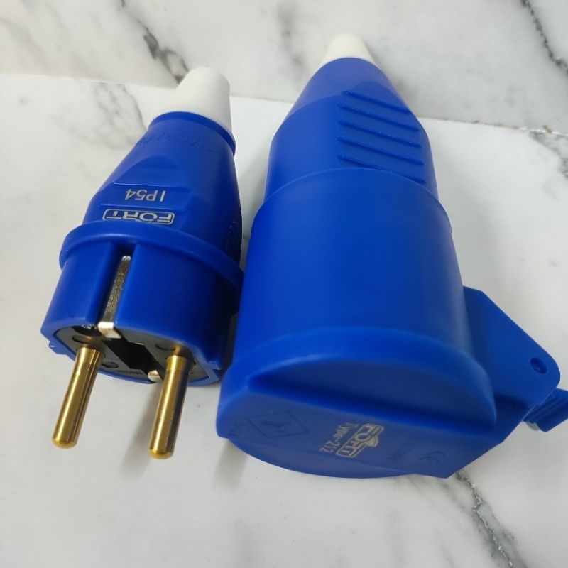 Jual Stop Kontak Genset 2P 16A Steker + Mobile Socket (Geletak) CEE012 ...